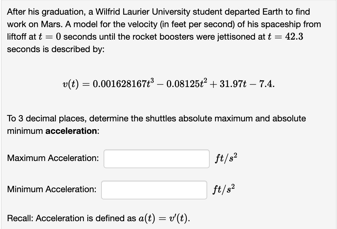 Solved After his graduation, a Wilfrid Laurier University | Chegg.com