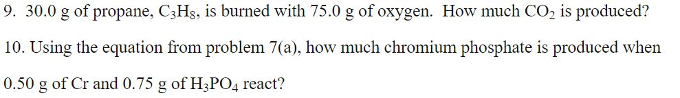 Solved 2 Cr + 2 H3PO4 ? 3 H2 + 2 CrPO4 | Chegg.com