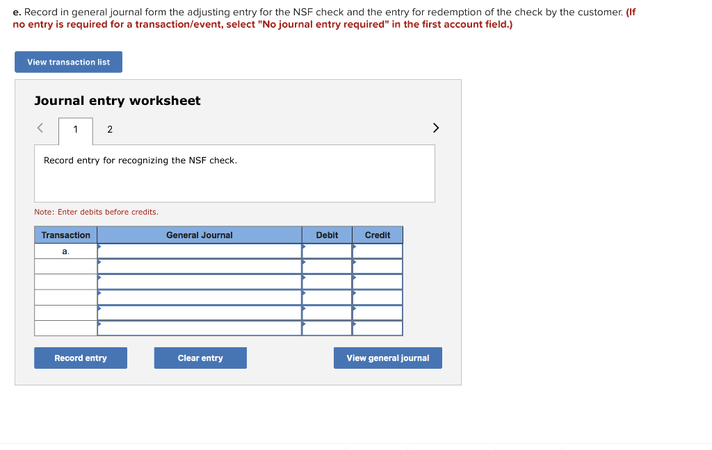 Solved Han's Supplies' bank statement contained a $270 NSF | Chegg.com