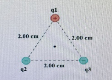 Solved What is the electric potential at the center of the | Chegg.com