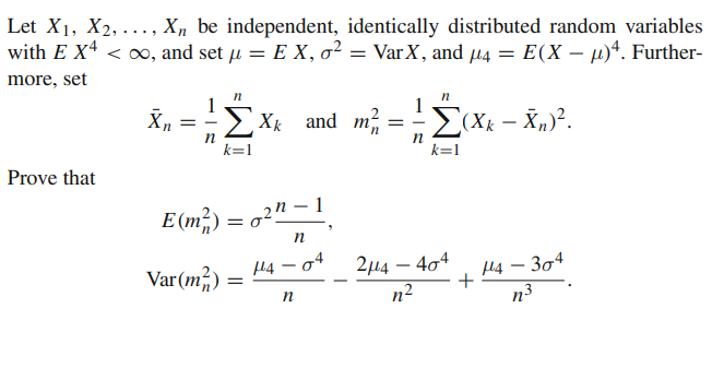 Solved Let X1,X2,…,Xn be independent, identically | Chegg.com