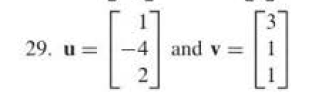 Solved In Exercises 25-32, two vectors u and v are given. | Chegg.com