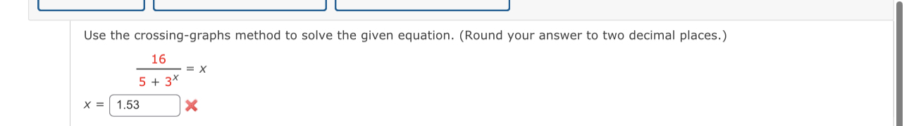 Solved Use the crossing-graphs method to solve the given | Chegg.com