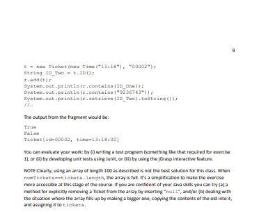 Solved The job of a Register object in the car park | Chegg.com