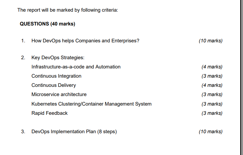 Solved 1. How DevOps helps Companies and Enterprises? | Chegg.com