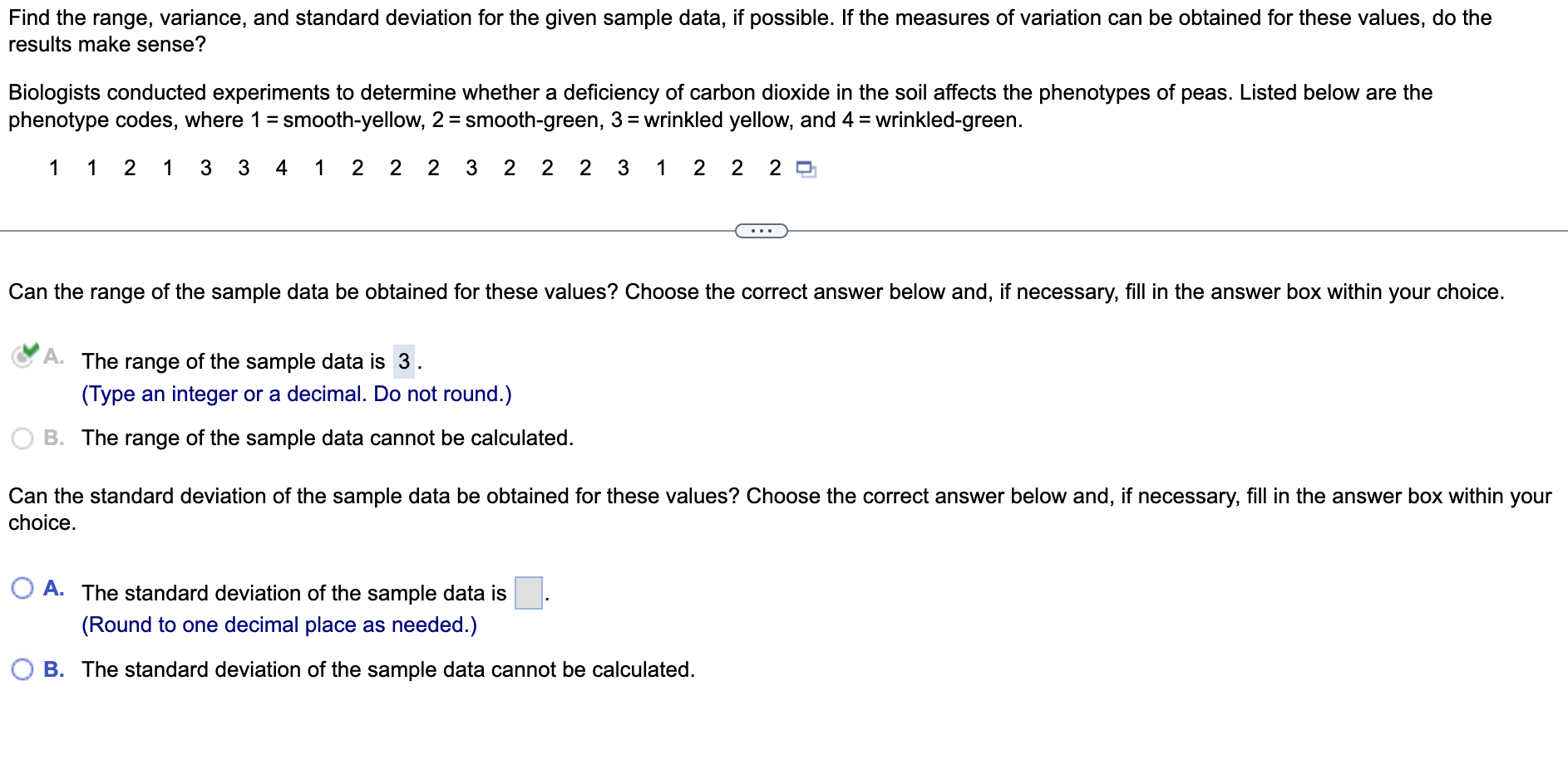 Solved Find The Range Variance And Standard Deviation For 