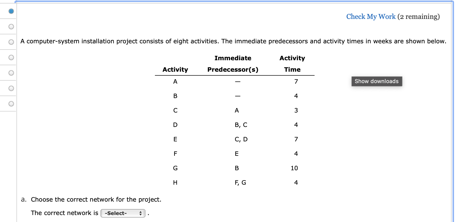 Solved O O O O Check My Work (2 remaining) A computer-system | Chegg.com
