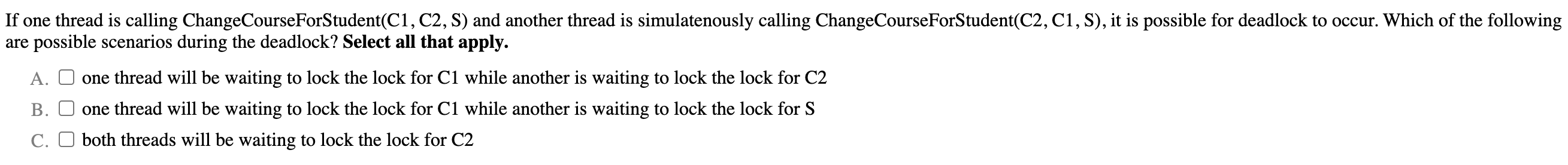 Solved For the following questions, consider the following | Chegg.com