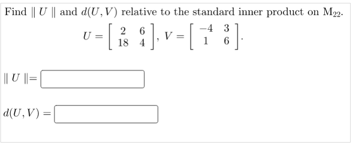 Solved Find the standard inner product on P₂ of the given | Chegg.com