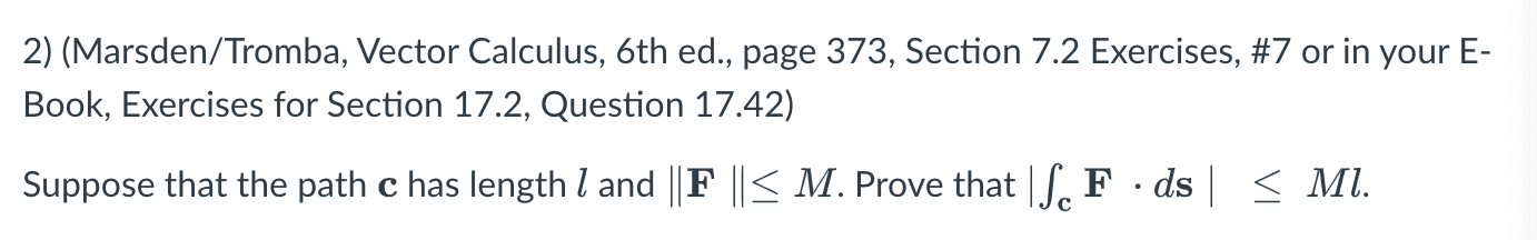 Solved (Marsden/Tromba, Vector Calculus, 6th ed., page | Chegg.com Solved (Marsden/Tromba, Vector Calculus, 6th ed., page | Chegg.com