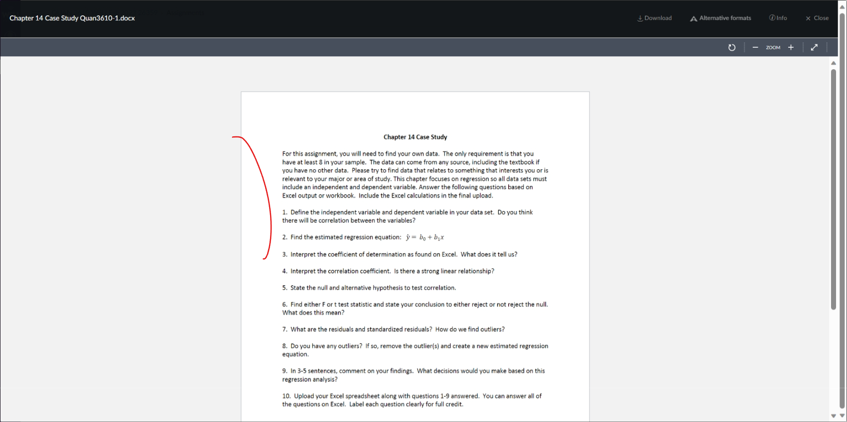 Solved Chapter 14 Case Study For this assignment, you will | Chegg.com