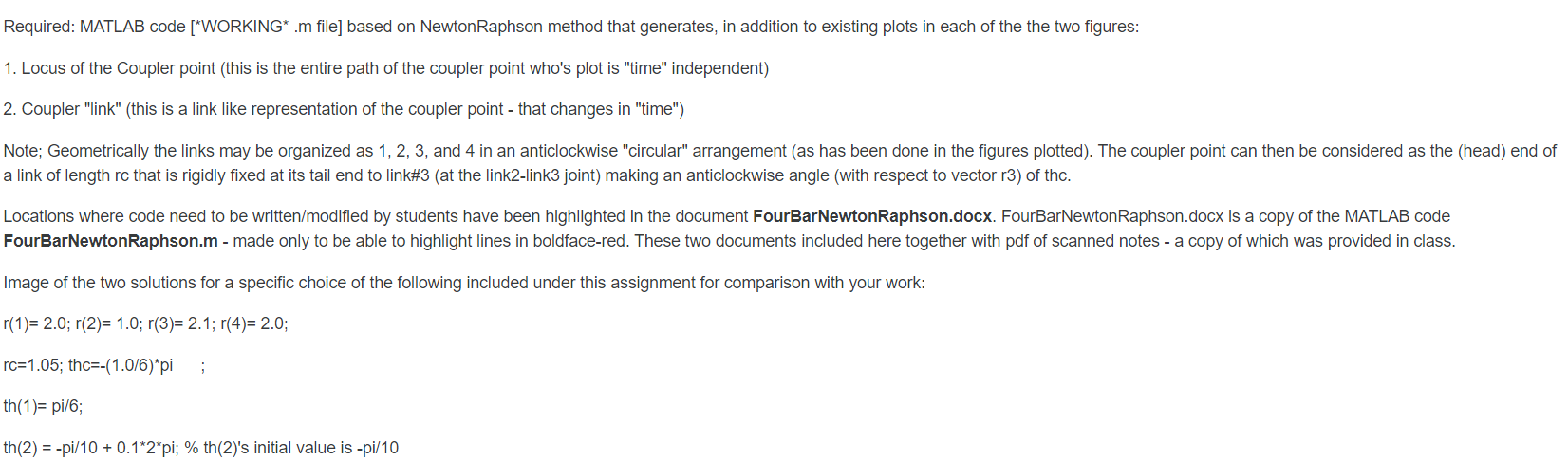 Modified the MATLAB code according to the given | Chegg.com