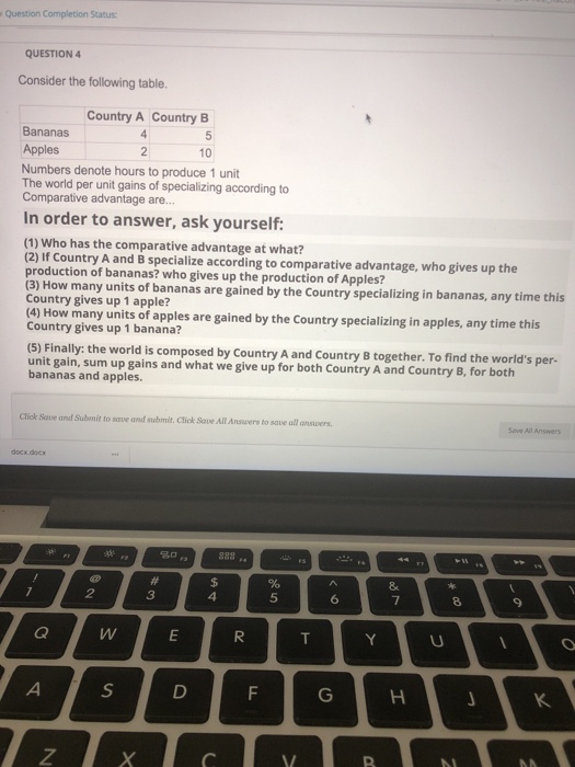 Solved Question Completion Status QUESTION 4 Consider the | Chegg.com