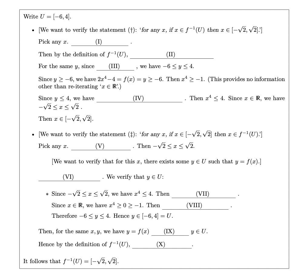 Solved 5. Let f: R+R be the function defined by f(x) = 2x4 – | Chegg.com