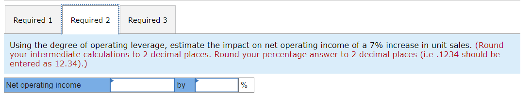 Solved Required: 1. What is the company's degree of | Chegg.com
