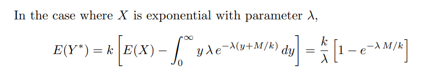 Solved In the case where X is exponential with parameter λ, | Chegg.com
