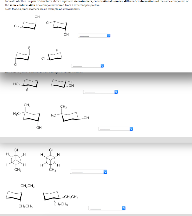 Solved Indicate whether the pair of structures shown | Chegg.com