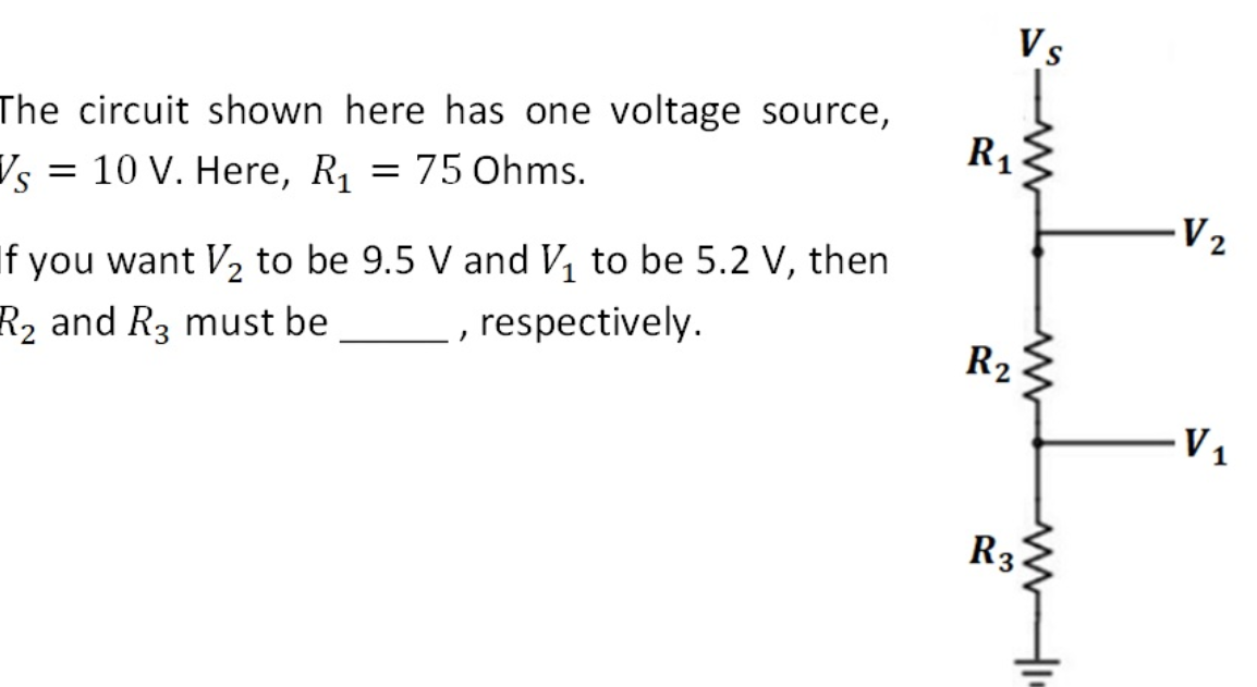 Solved VS The circuit shown here has one voltage source, Vs | Chegg.com