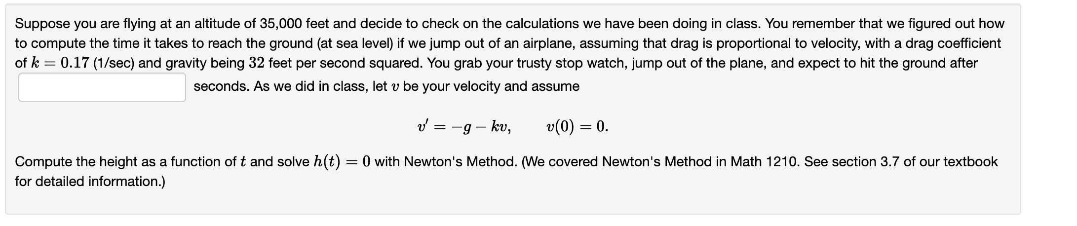 Solved Suppose you are flying at an altitude of 35,000 feet | Chegg.com