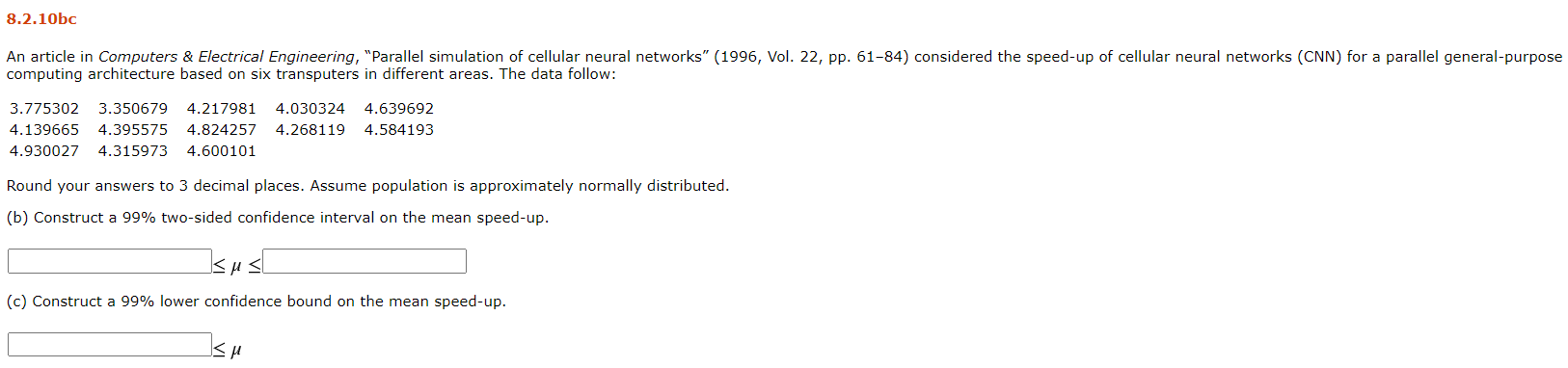 Solved 8.2.10bc An article in Computers & Electrical | Chegg.com