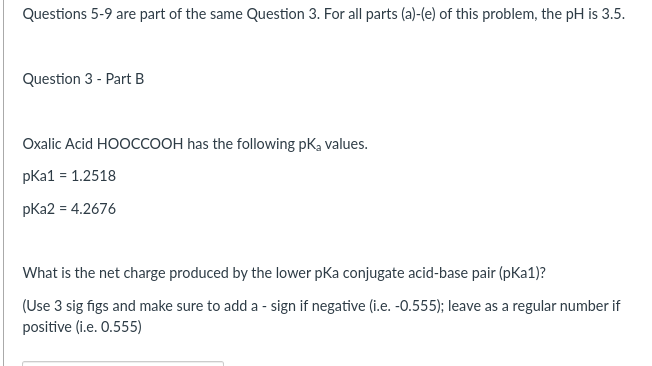 Solved Questions 5-9 are part of the same Question 3. For | Chegg.com
