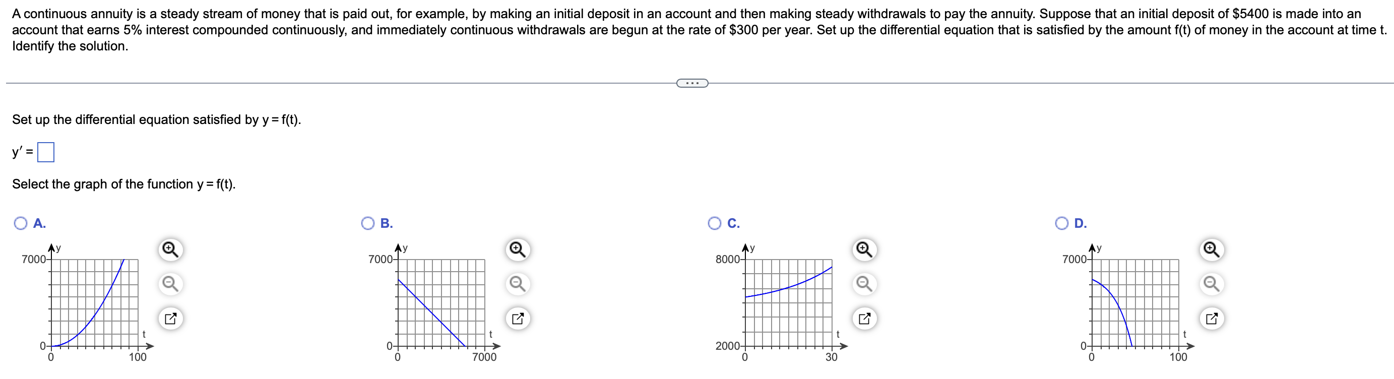 Solved Identify the solution. Set up the differential | Chegg.com