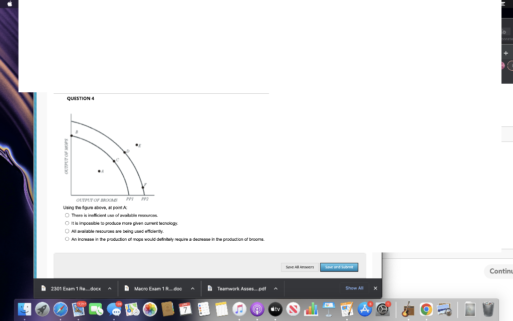 Solved QUESTION 4 Using the figure above, at point A- There | Chegg.com Solved QUESTION 4 Using the figure above, at point A- There | Chegg.com