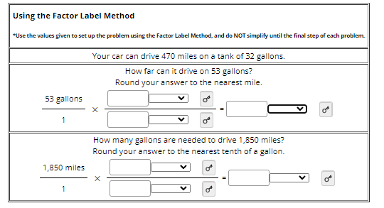 Solved Using the Factor Label Method *Use the values given | Chegg.com