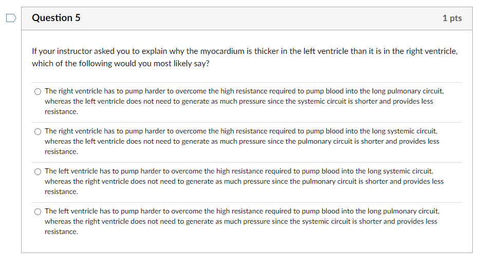 Solved Which of the following statements accurately compares | Chegg.com