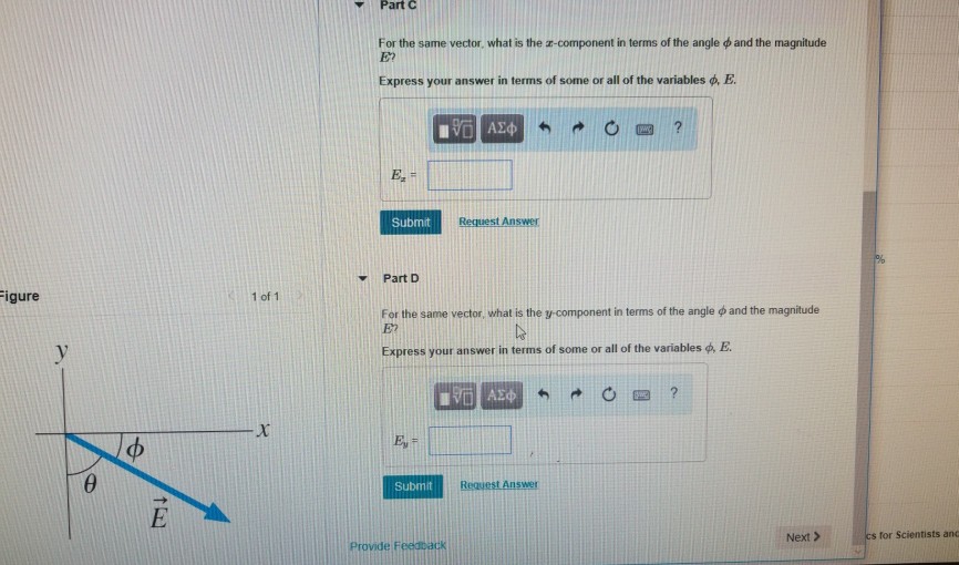 Solved 59 + Resolving Vector Components with Trigonometry | Chegg.com