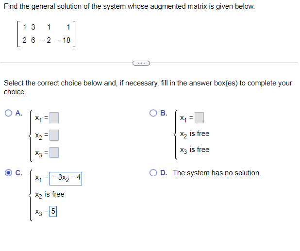 Solved Find the general solution of the system whose | Chegg.com