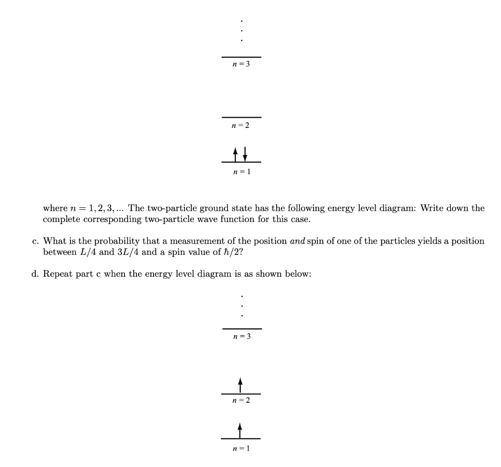 Solved 10. Consider two identical spin-1/2 particles in one | Chegg.com