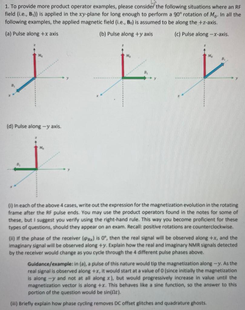 Solved 1. To provide more product operator examples, please | Chegg.com