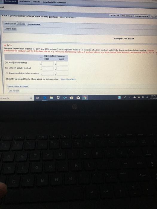 Solved Exercise 9-7 (Part Level Submission) Cullumber | Chegg.com