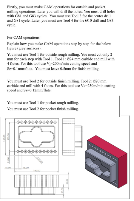 Solved Firstly, you must make CAM operations for outside and | Chegg.com