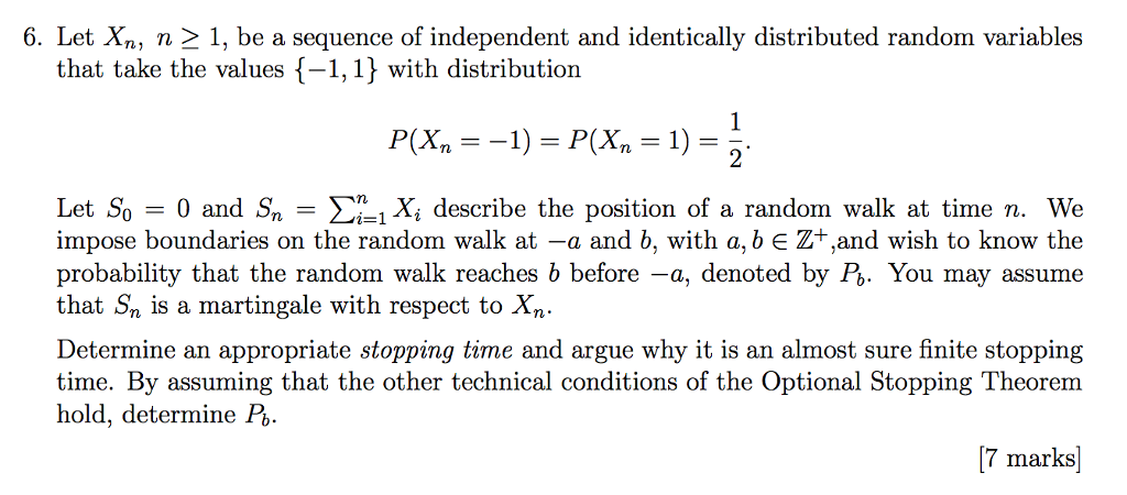 6. Let Xn, n > 1, be a sequence of independent and | Chegg.com