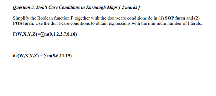 Solved Simplify the Boolean function F together with the | Chegg.com