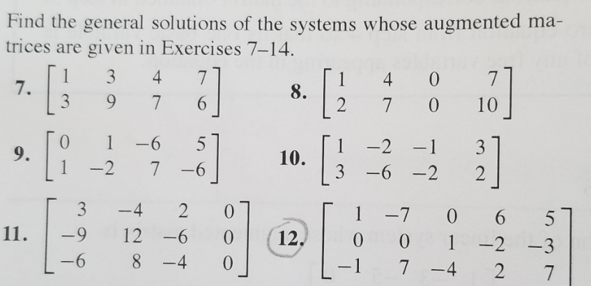 Solved Find the general solutions of the systems whose | Chegg.com Solved Find the general solutions of the systems whose | Chegg.com