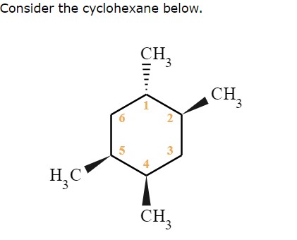 Solved Consider the cyclohexane below. Which of the two | Chegg.com