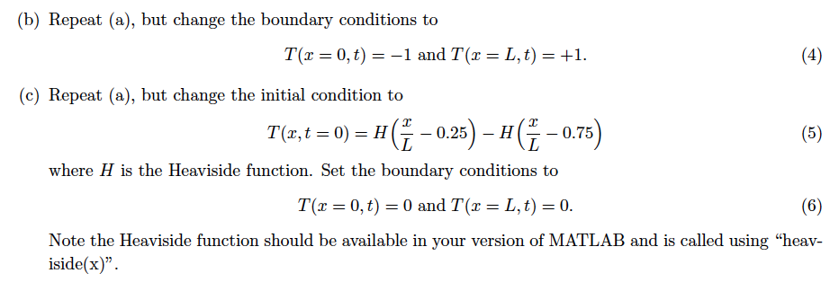 Solved 1. Transient 1D diffusion at The heat equation can be | Chegg.com
