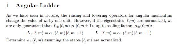 Solved 1 Angular Ladder As we have seen in lecture, the | Chegg.com