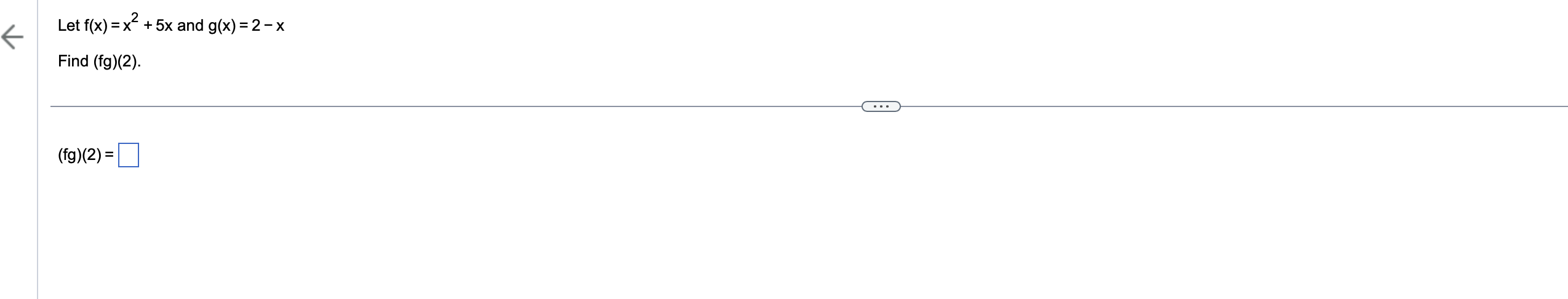 Solved Find a. (f+g)(x) b. (f+g)(9). f(x)=2x2−x+5,g(x)=x−6 | Chegg.com