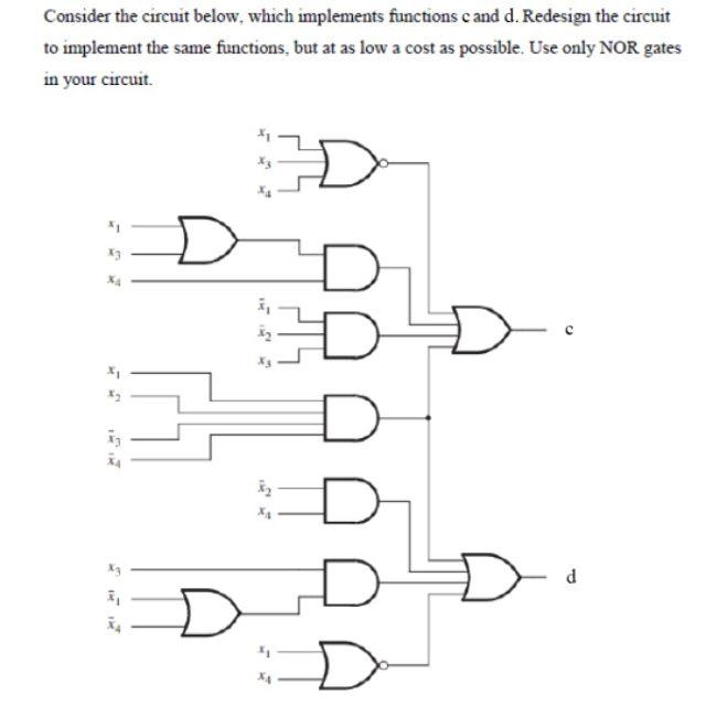 Solved Consider the circuit below, which implements | Chegg.com