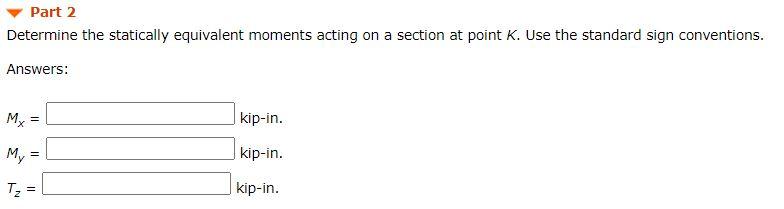 Solved The statically equivalent system is determined by | Chegg.com
