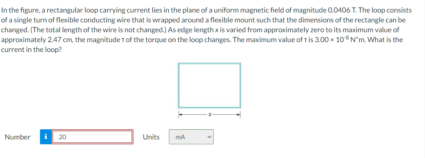 Solved In the figure, a rectangular loop carrying current | Chegg.com