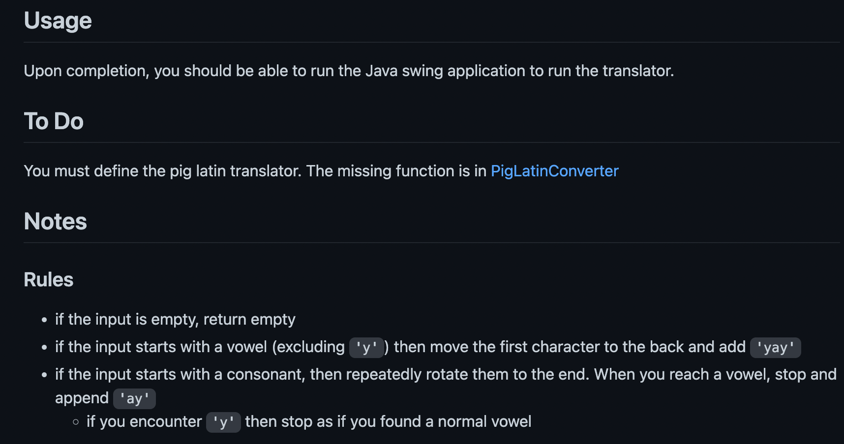Solved Complete the function of a Pig Latin Translator in | Chegg.com