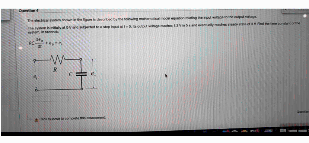 Solved Question 4 The electrical system shown in the figure | Chegg.com