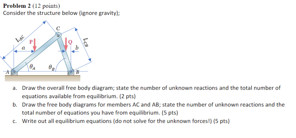 Solved Problem 2 (12 points) Consider the structure below | Chegg.com Solved Problem 2 (12 points) Consider the structure below | Chegg.com