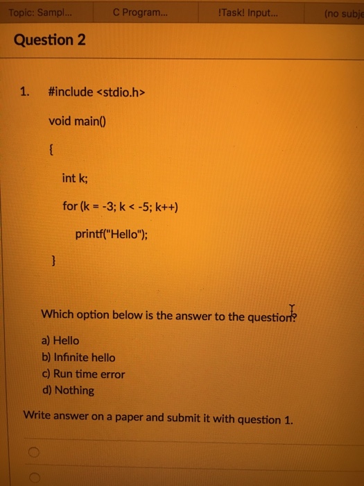 Solved #include void main () {int k; for (k = -3; k