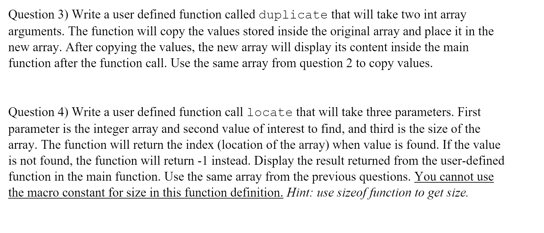 Solved Question 3) Write a user defined function called | Chegg.com